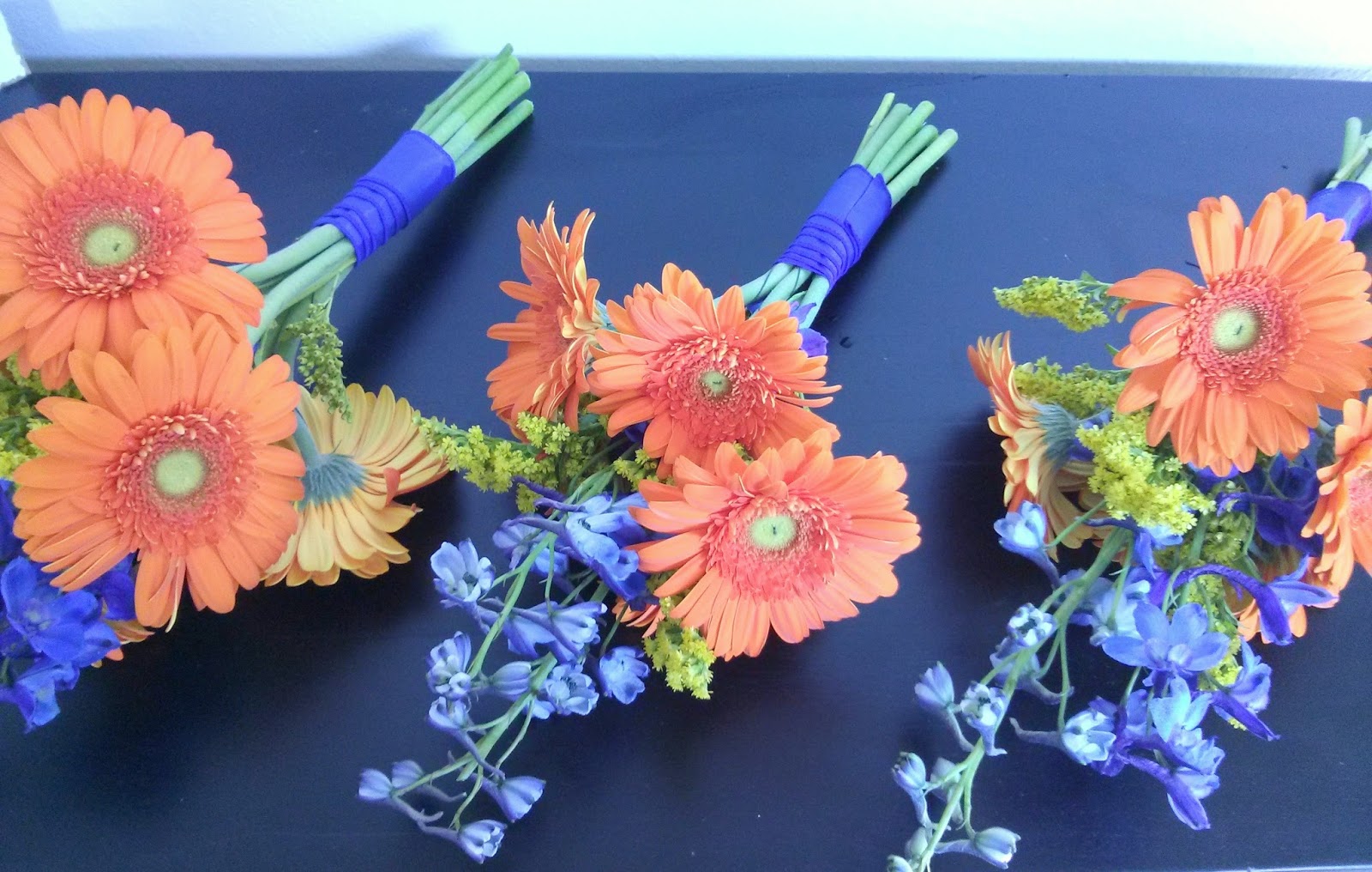 Celebration Flair: Tangerine and Royal Blue