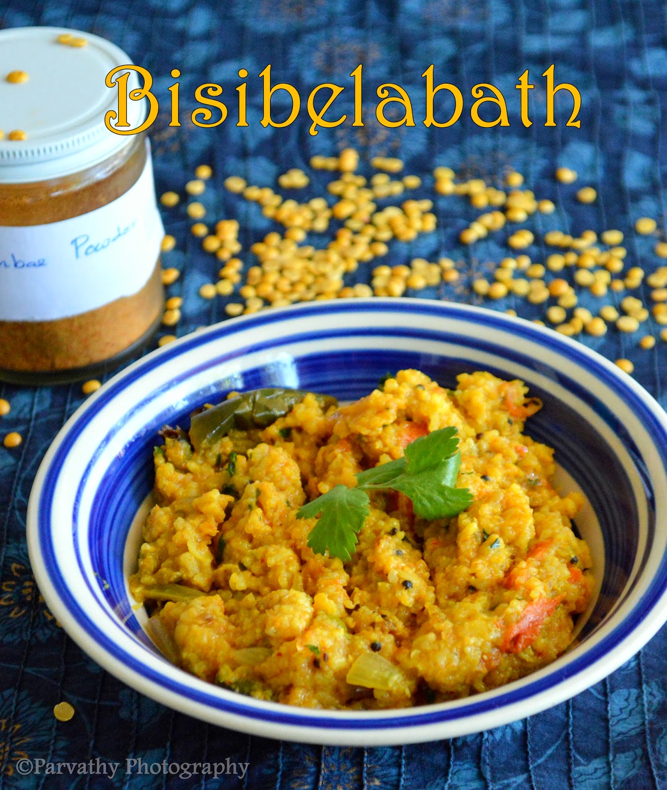 Paru's Kitchen: Bisibelabath | Sambar Sadam Recipe