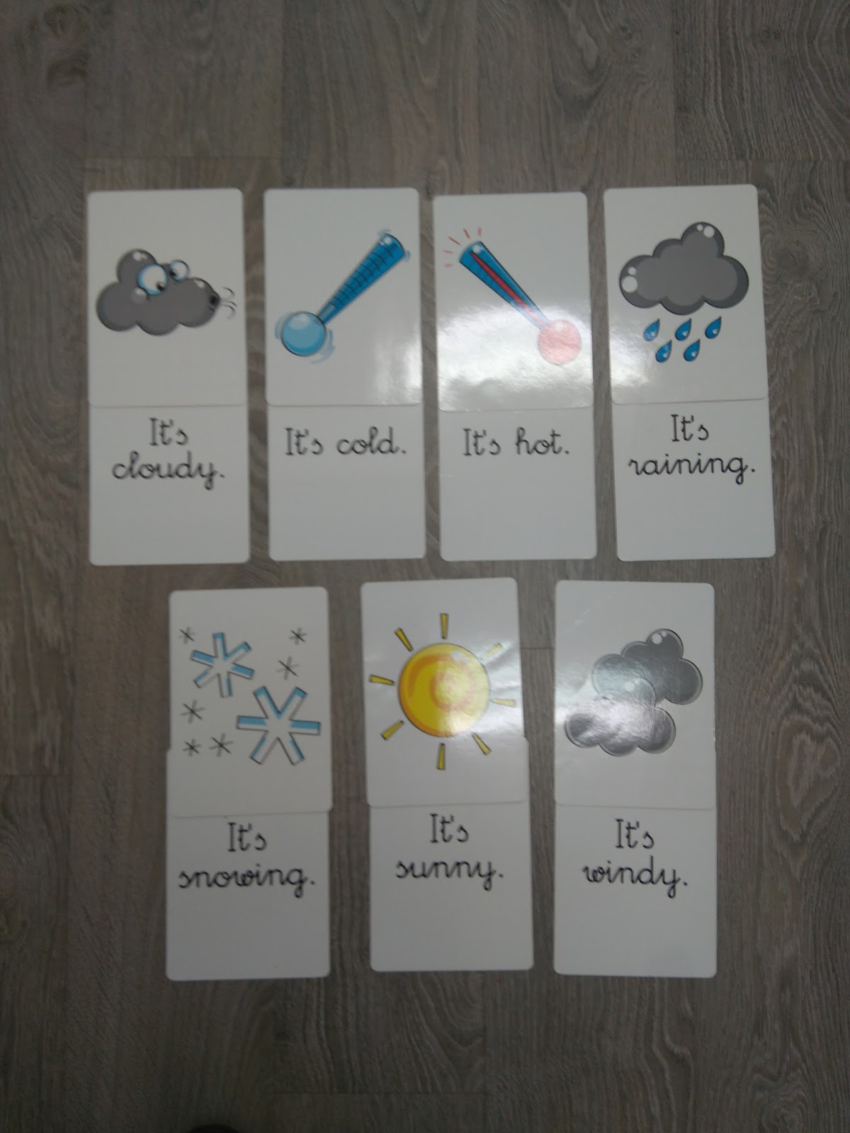 English At Santo Tomás School: The weather games