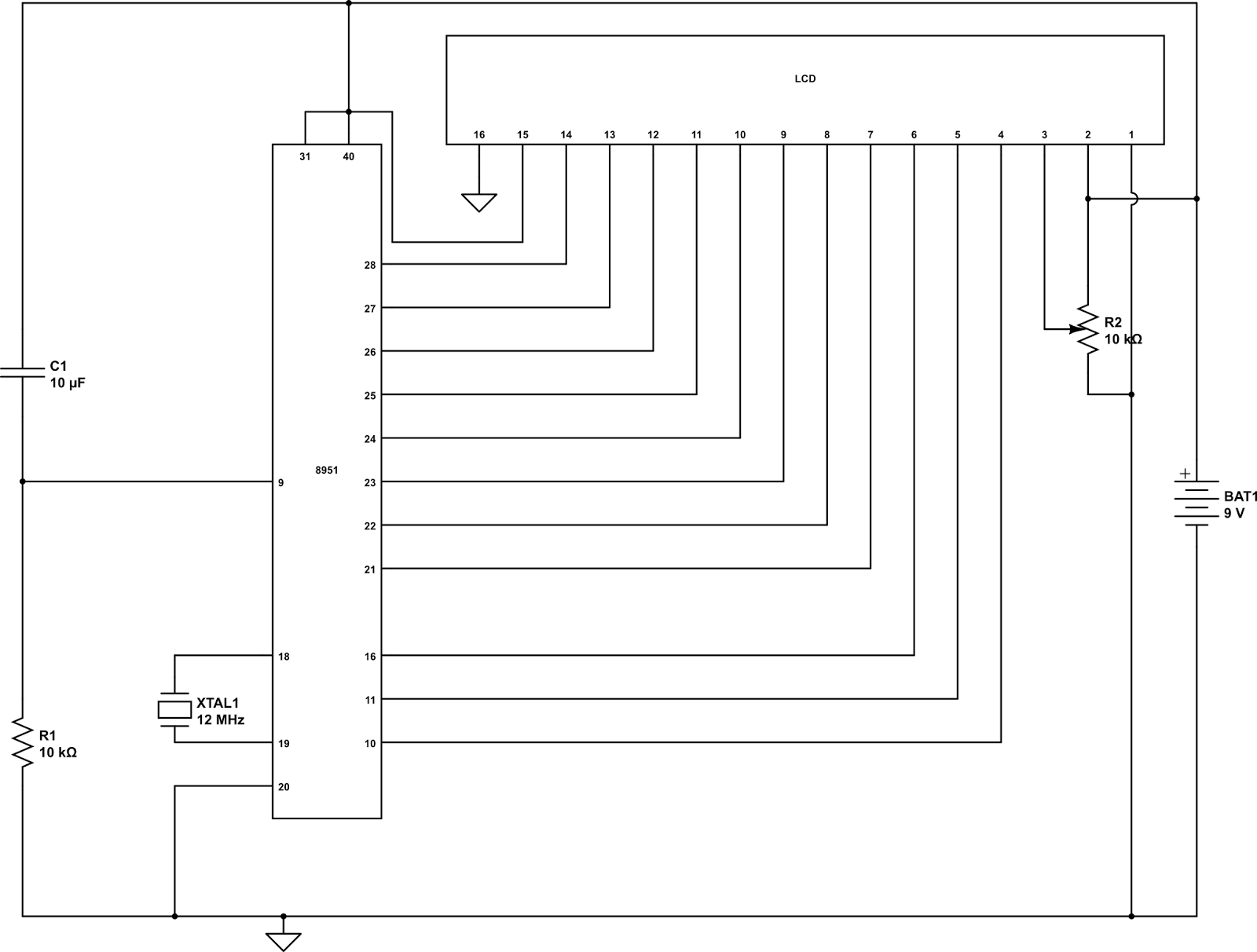 Display Hindi Alphabets On LCD Using Microcontroller ELECTRONICS PROJECTS display-hindi-alphabets-on-lcd-using-microcontroller-electronics-projects