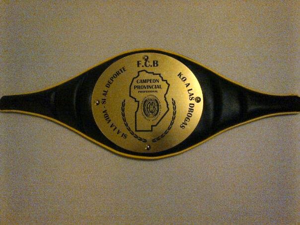 FEDERACIÓN CORDOBESA DE BOX: F.C.B.: CINTURONES DE CAMPEÓN OFICIALES