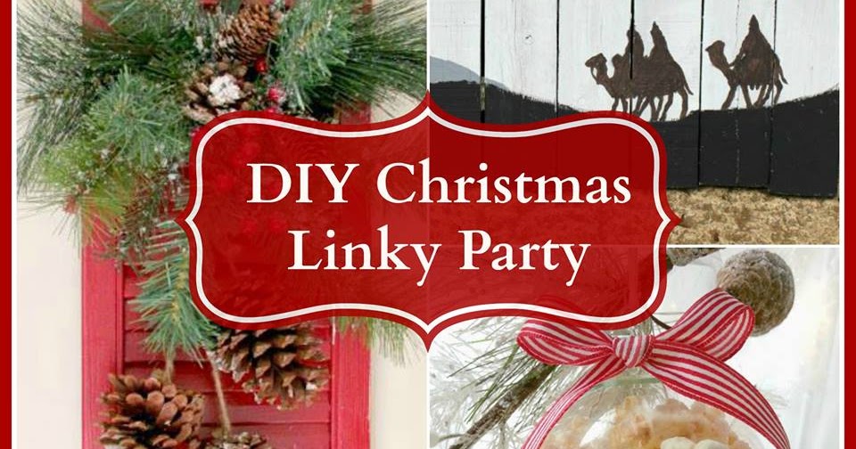 All Things Christmas DIY Linky Party - Crafts a la mode