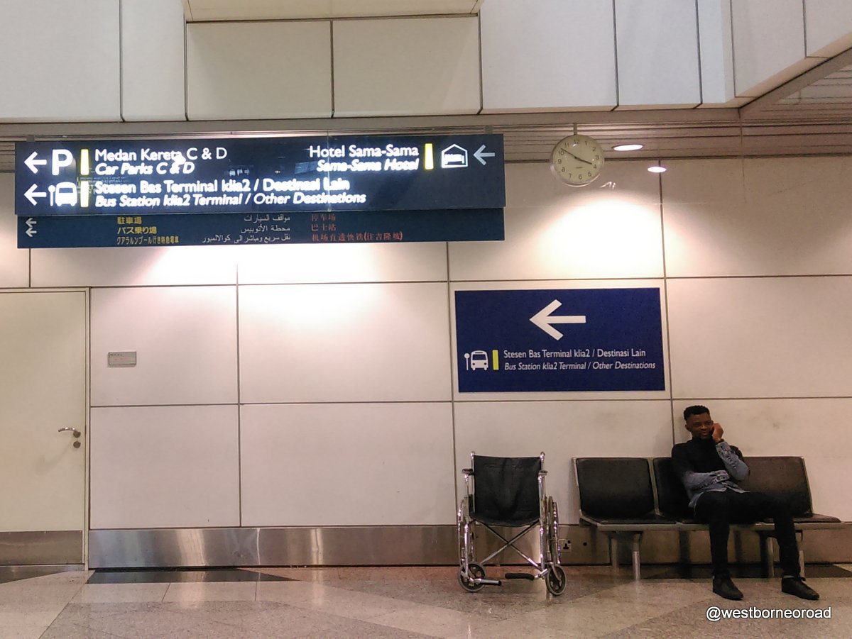 Naik Bus dari Bandara KLIA ke KL ~ West Borneo Road