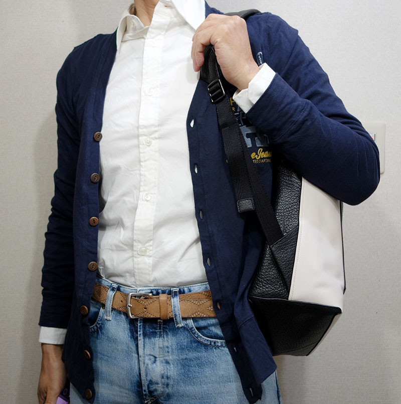 ゆるりブログ: COACH(コーチ)のマンハッタン バックパック ミックスド レザー(57759)の意表を突くカラーリングに心を砕かれる :)