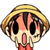 one piece luffy ~ emoticons , emoji