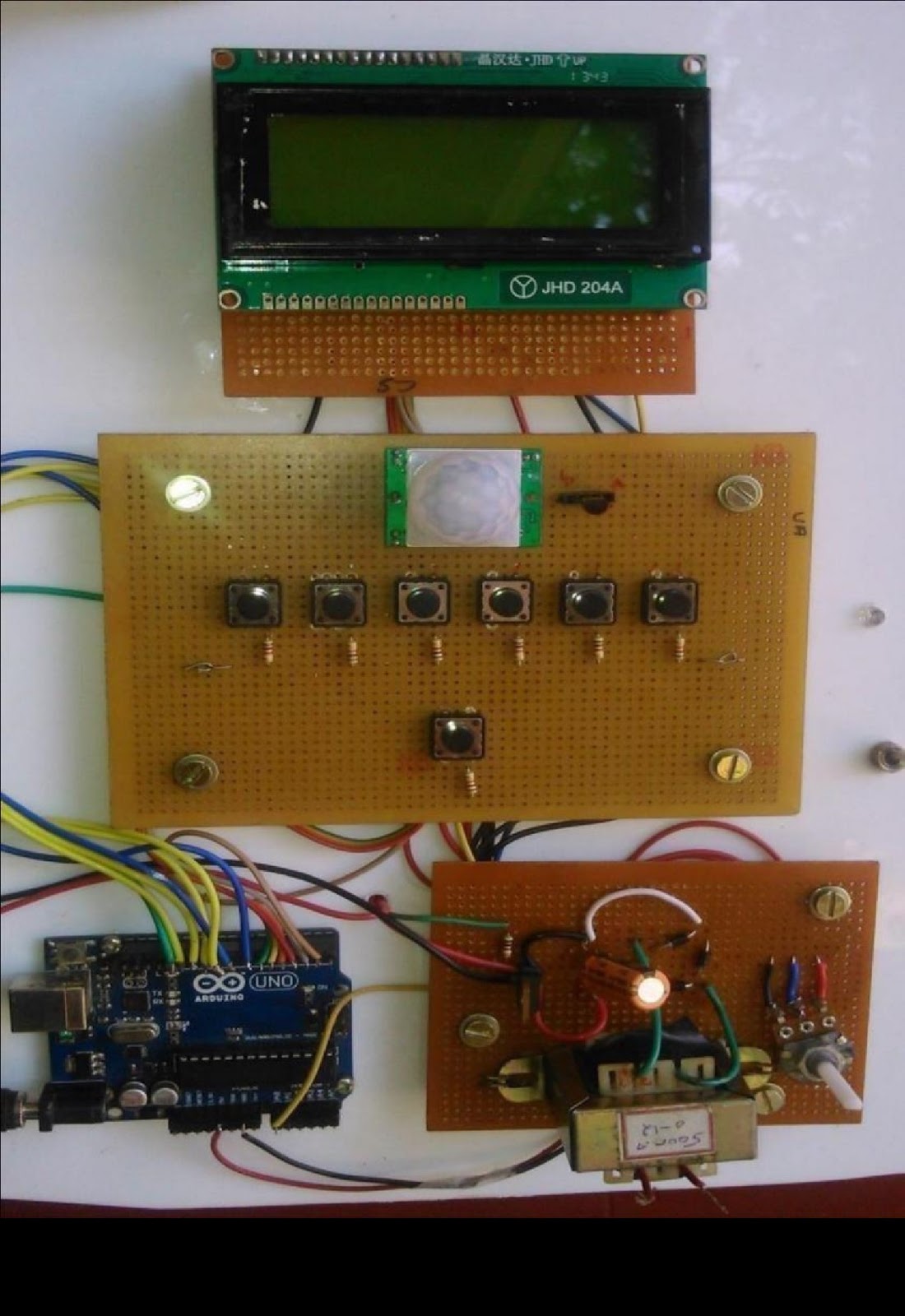 Arduino projects: DEPARTMENT MANAGEMENT SYSTEM USING ARDUINO UNO.