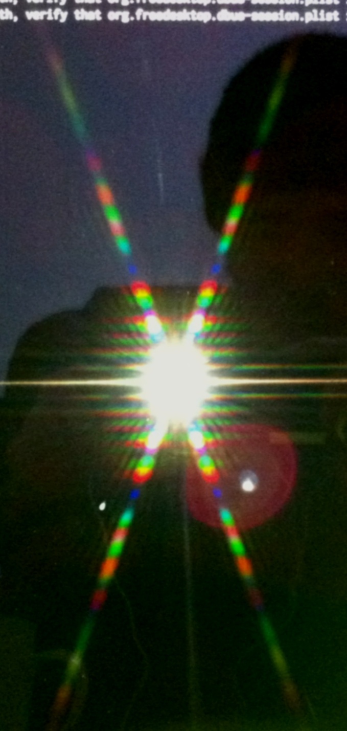 A Neighborhood of Infinity: Simulating visual artifacts with Fourier optics