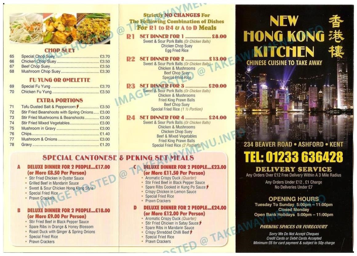 19 Hong Kong Kitchen Menu - ZCAZ MILLIE WALLS'S BLOG