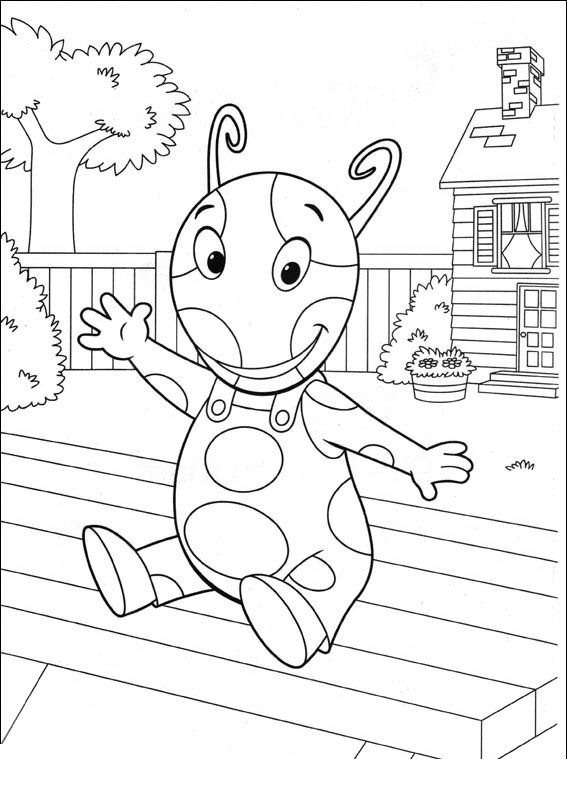 Uniqua Backyardigans para colorear - COLOREA TUS DIBUJOS