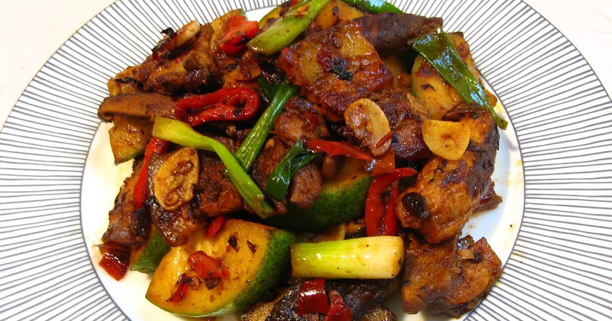 Duck Soup Easy: Twice Cooked Pork with Fish Cake and Fuzzy Melon ...