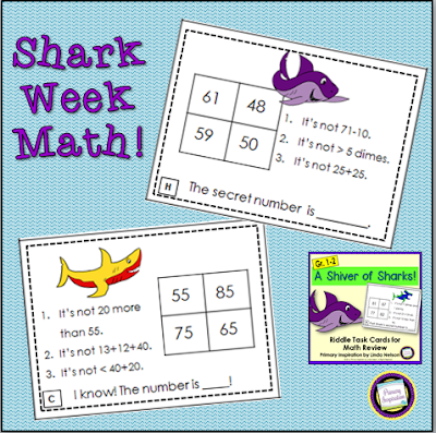 Try Some Some Fun Math Riddles for Shark Week! | Classroom Freebies ...