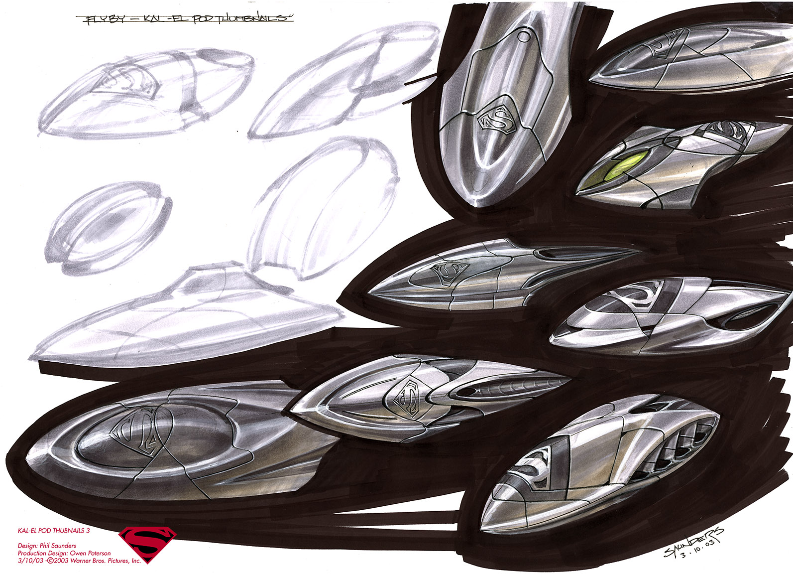 Phil Saunders' Random Stuff: Superman "Flyby" - Kal El Pod