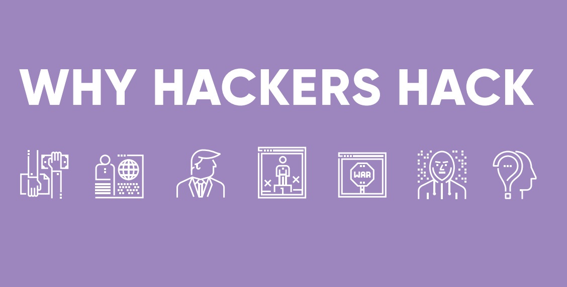 Why Hackers Hack - #infographic