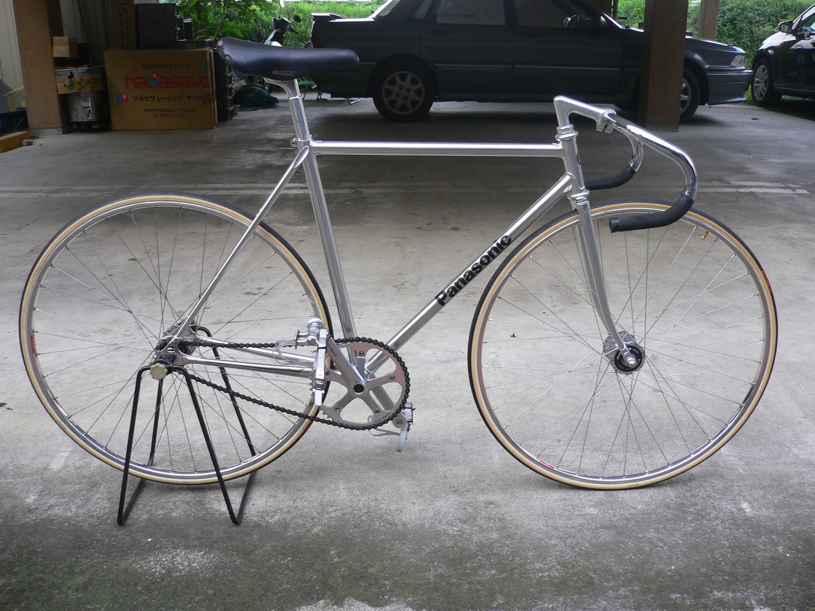 njs keirin track bike &frame for sell: PANASONIC NJS KEIRIN BIKE sale ...