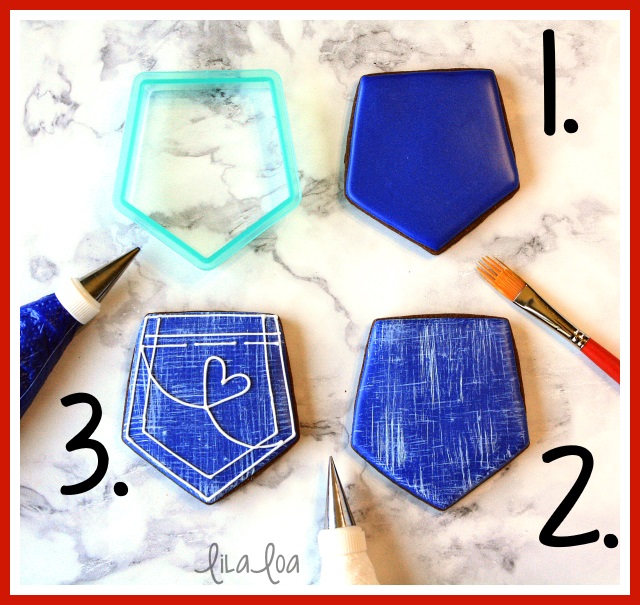 How to Make Decorated Jean Pocket Cookies