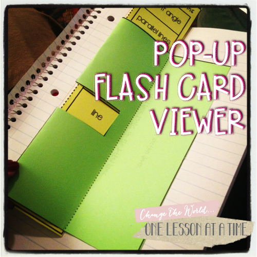 Pop-Up Flash Card Viewer - My Clever Little Fox Idea! | All Things ...