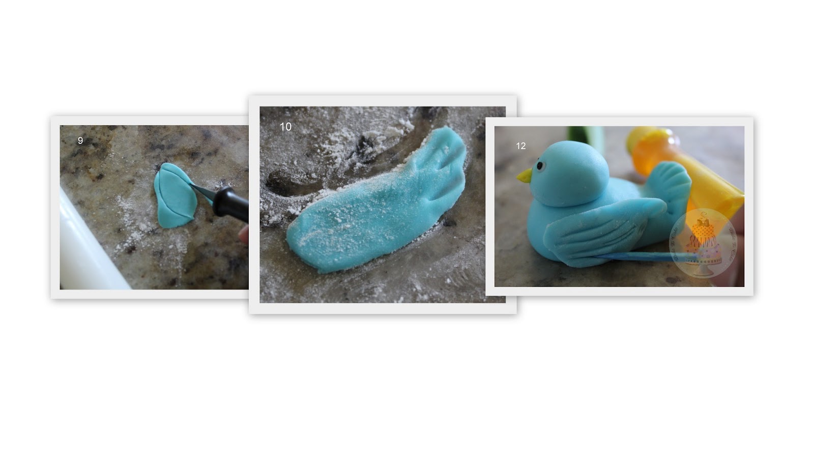 Bake to Cake: Fondant Bird tutorial
