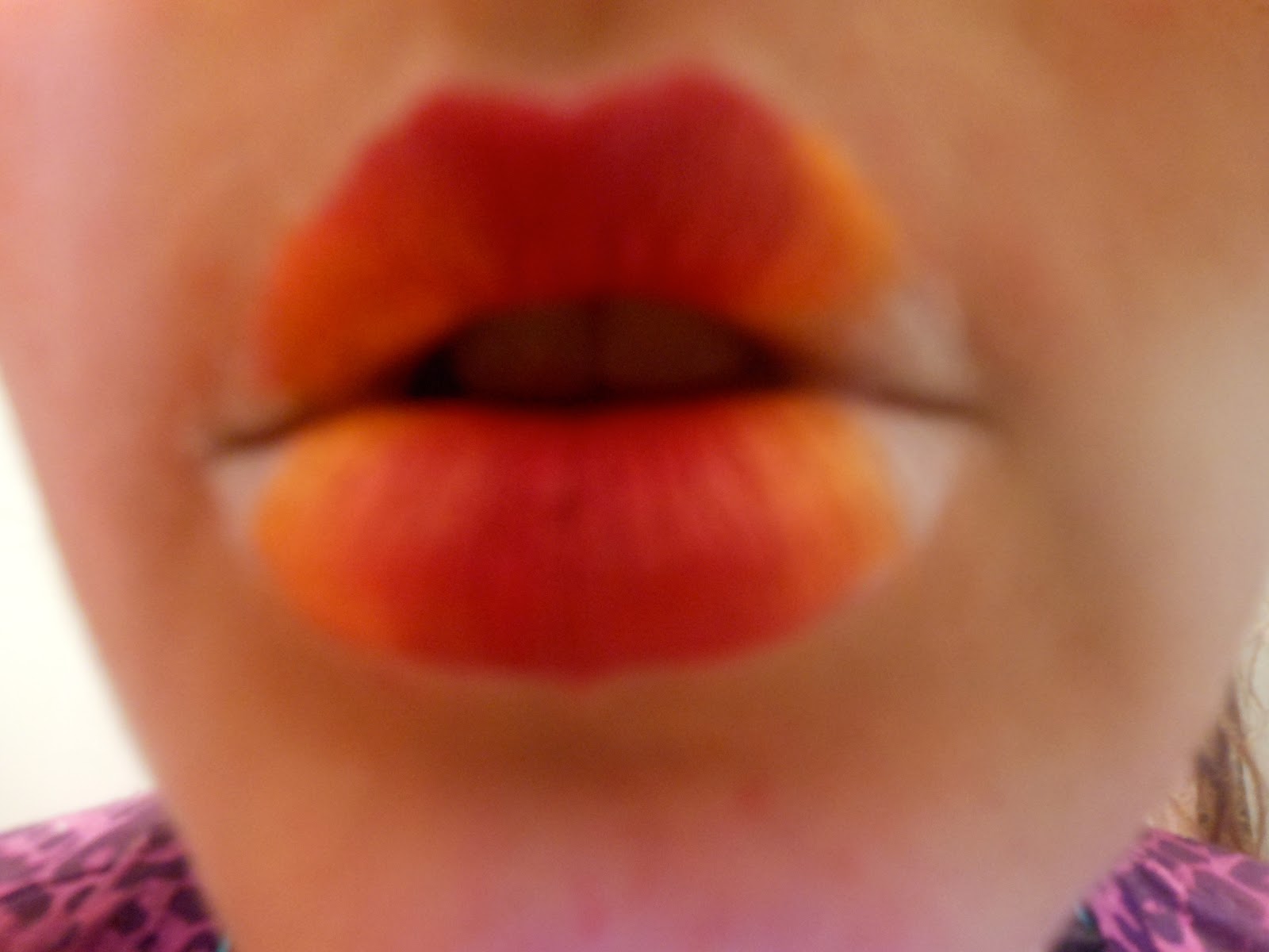 Marissa's Makeup World : Sunset-inspired lips