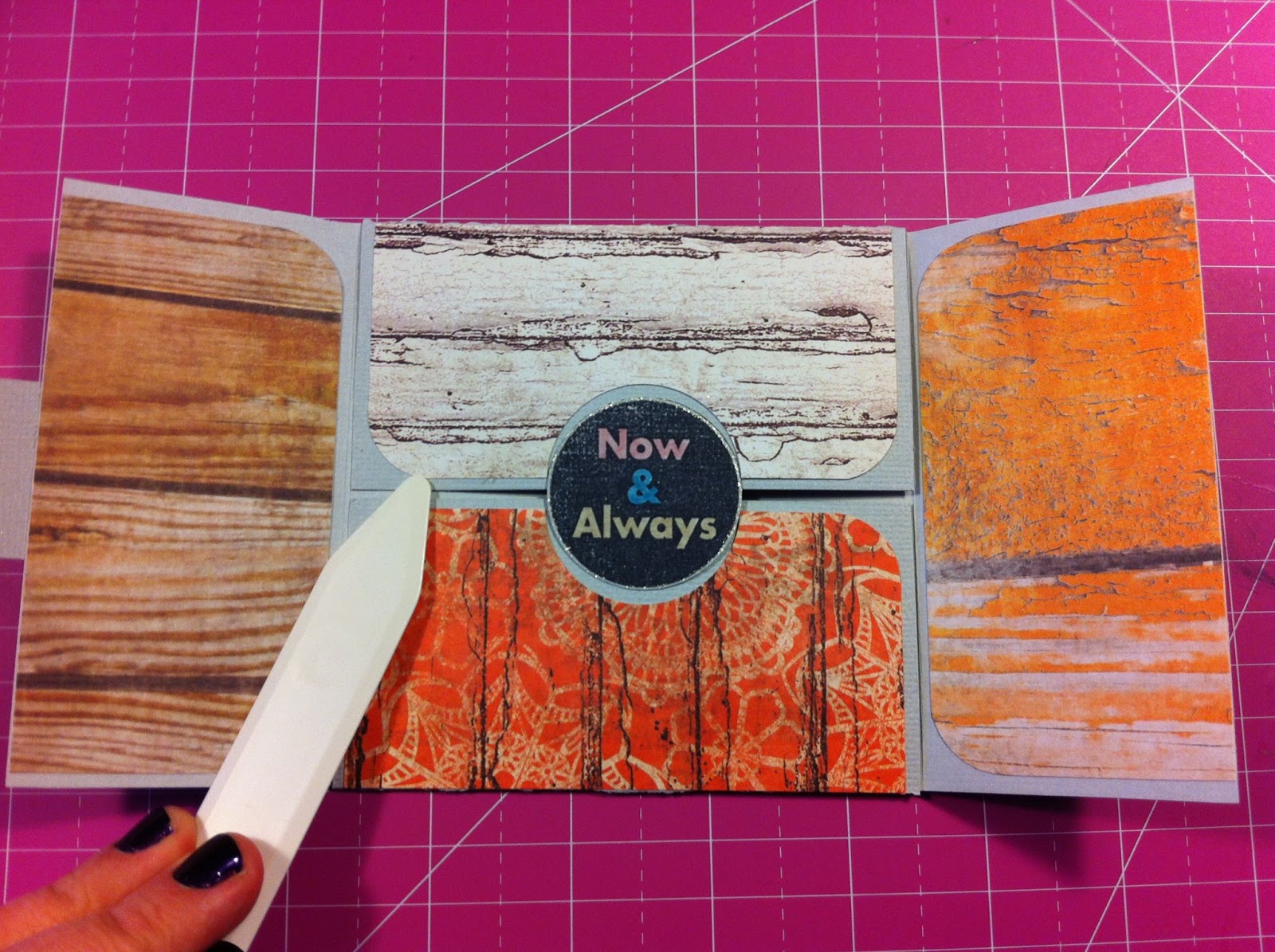 Pumpkin Spice & Everything Nice: 4 Way Square Folded Card: Tutorial