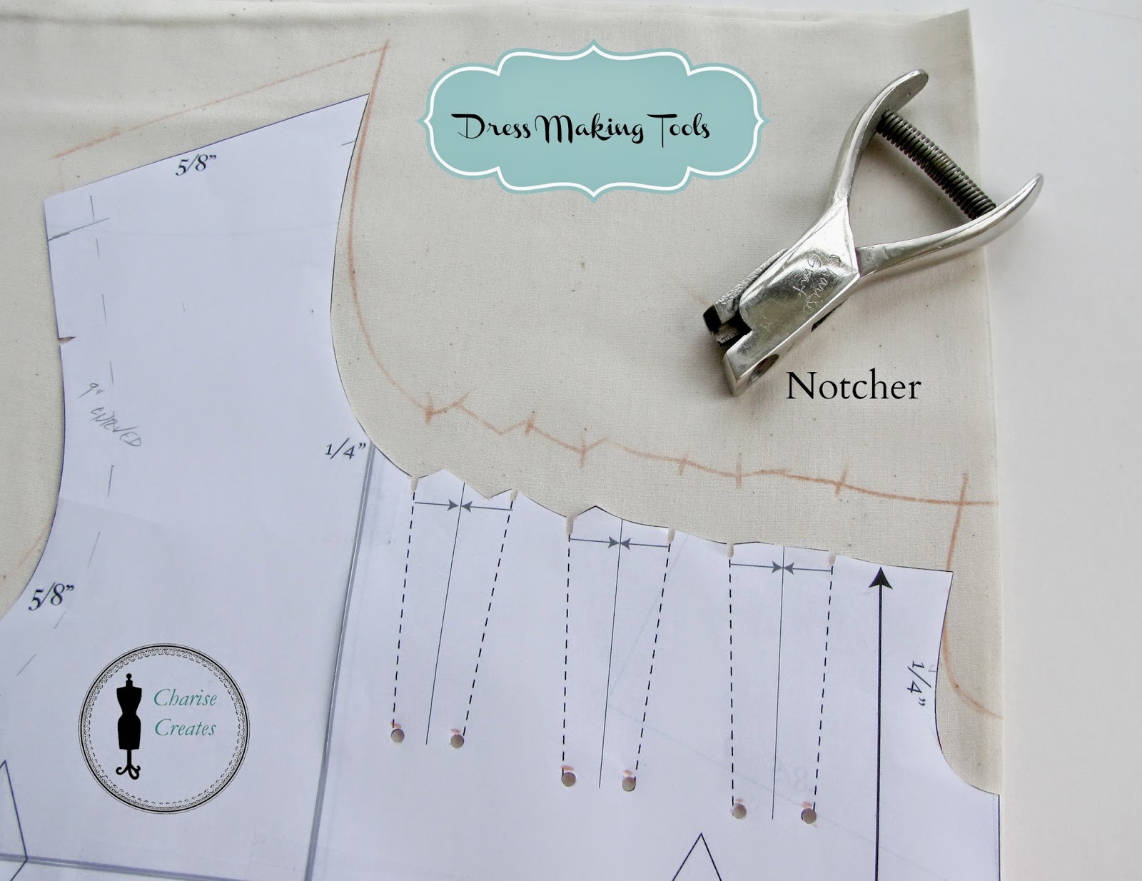 Charise Creates: My *Must Have* Dress Making Tools for Marking and Cutting