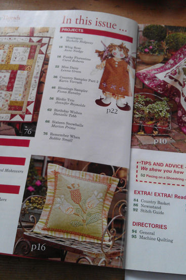 Little Green Cottage Designs: My Doll is in Creating Country Threads ...