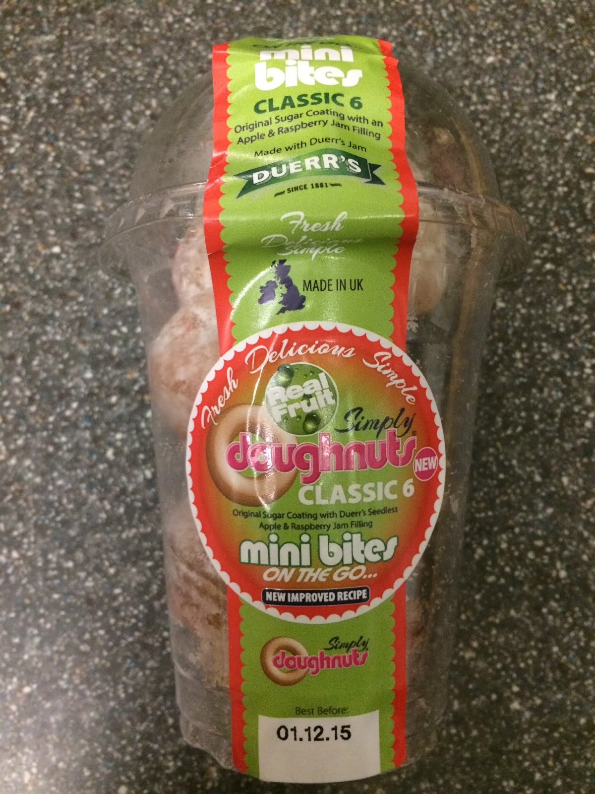 A Review A Day: Today's Review: Simply Doughnuts Apple & Raspberry Mini ...