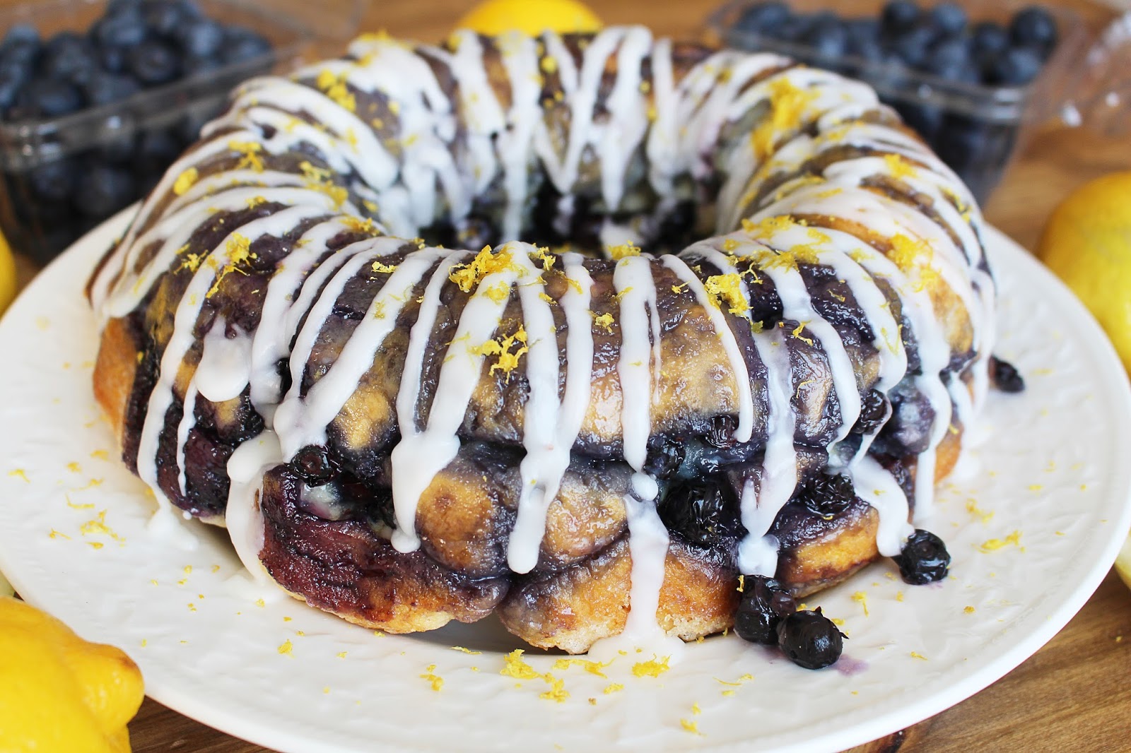 Kylee's Kitchen: Blueberry Lemon Monkey Bread