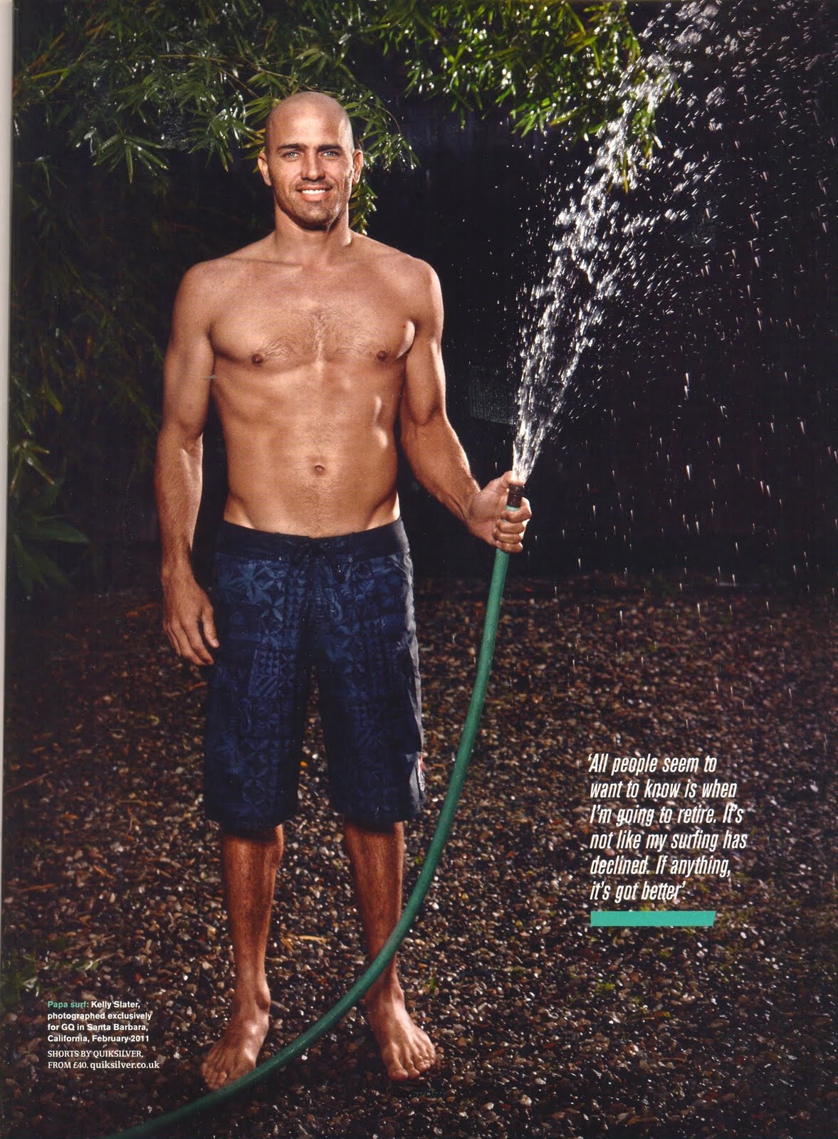 Quiksilver PR: Kelly Slater in GQ Sport Magazine