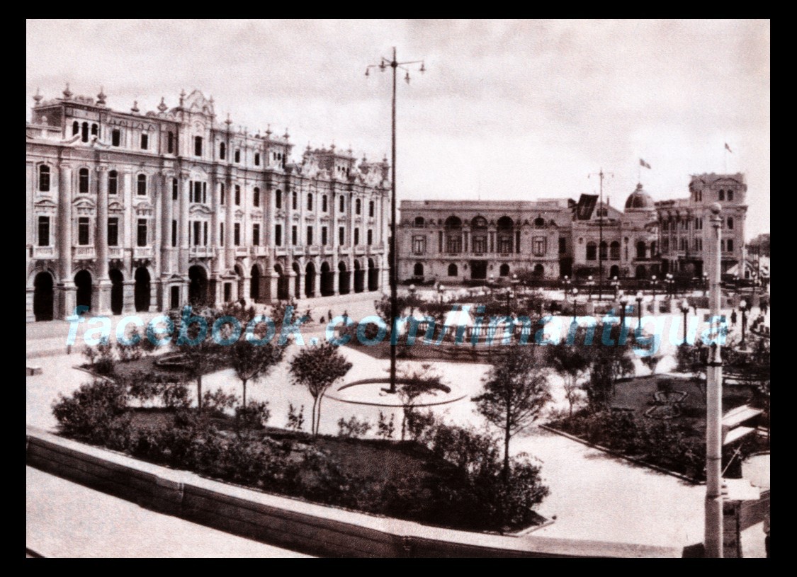 Antigua Plaza San Martín de Lima - Perú: Club Nacional (1925-1929)