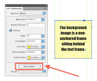 Document Geek: How to Make an InDesign Text Frame with a Background Image