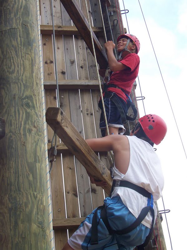 Summers of Pathways: Dangle Duo + Rockwall + Low Ropes = A Great Start ...