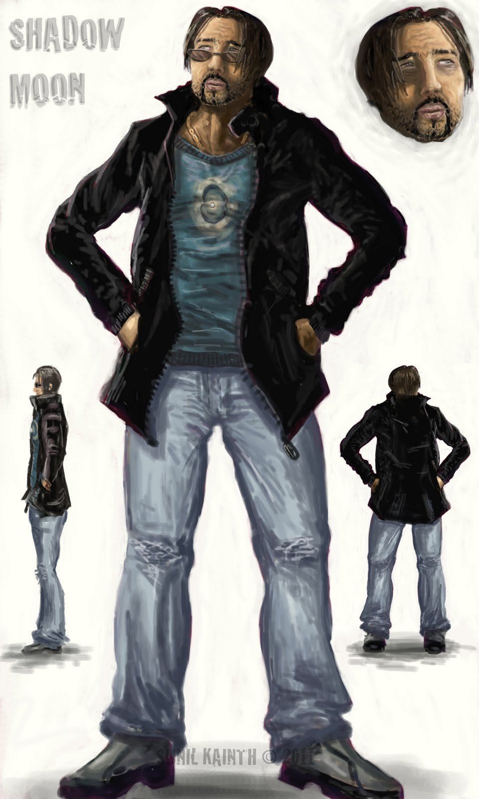 Sunil Kainth - Sketchblog: American gods - Shadows