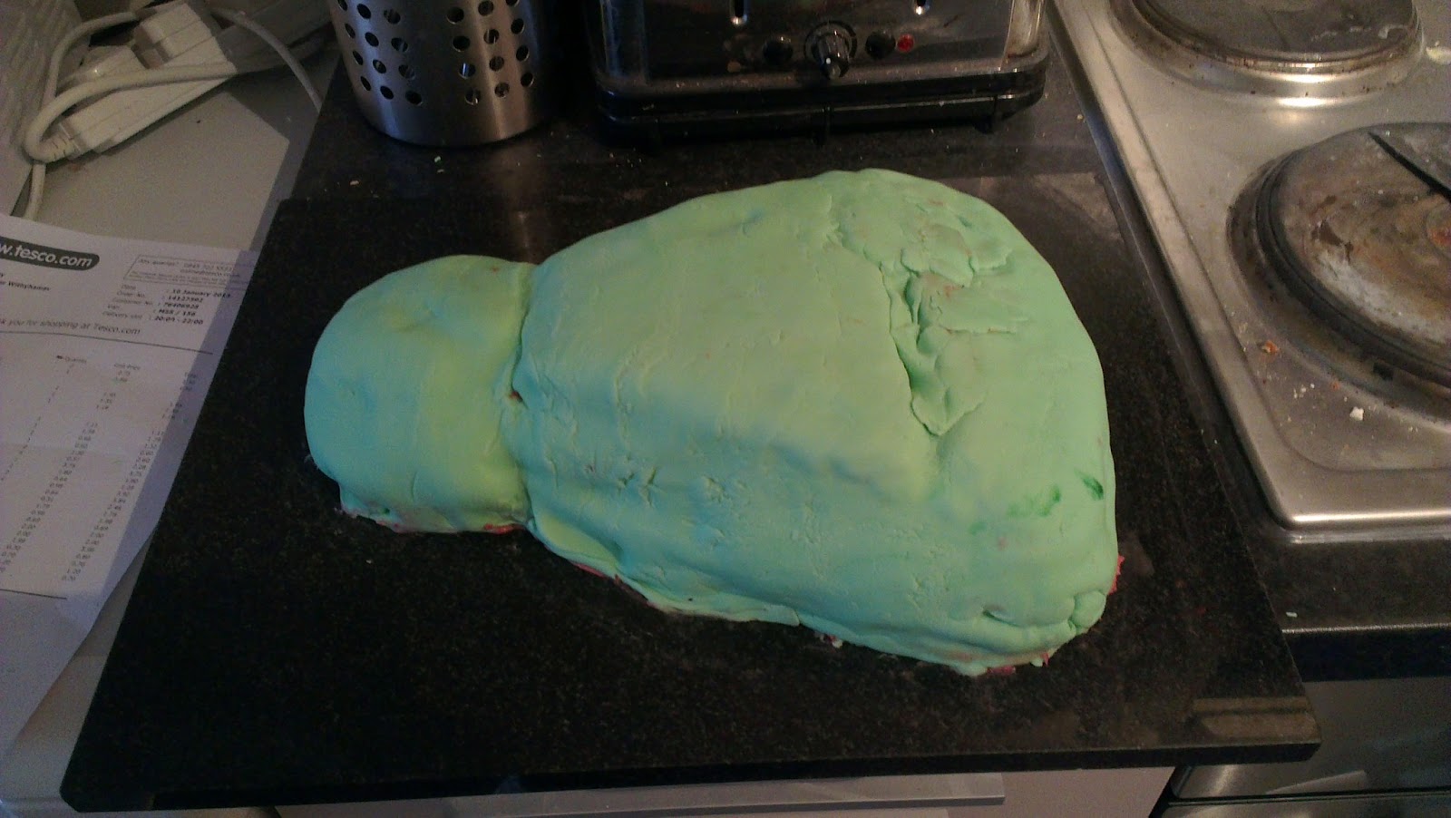 Baking for the Mini Manley: Shuttlecock Cake