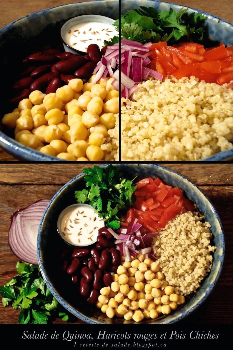 1 recette 1 minute: Salade Mixte Portugaise