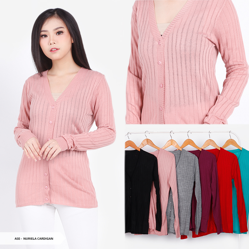 Model Terbaru 48+ Cardigan Untuk Wanita Gemuk Pendek