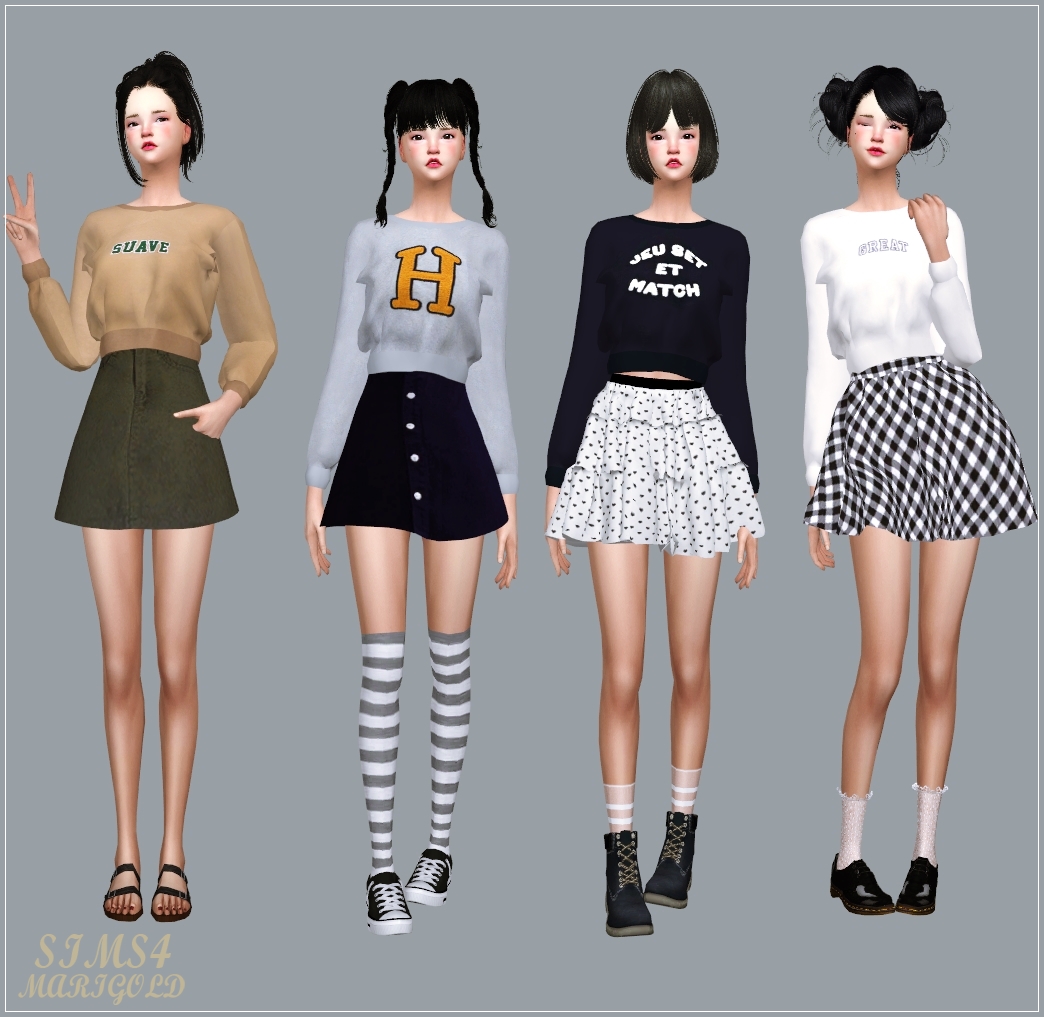 Sims 4 female clothing - evfoo Sims 4 female clothing - evfoo