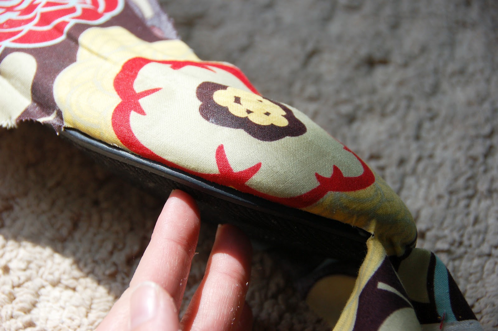 The Almost Perfectionist: Fabric Covered Shoes