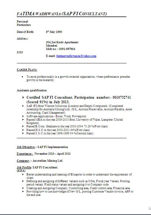 biodata in word format free download