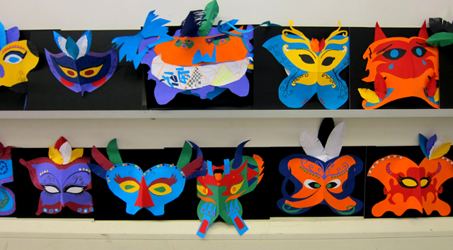 Composite Art & Design: Cultural Masks (Post-exam Prog. for Sec. 1)