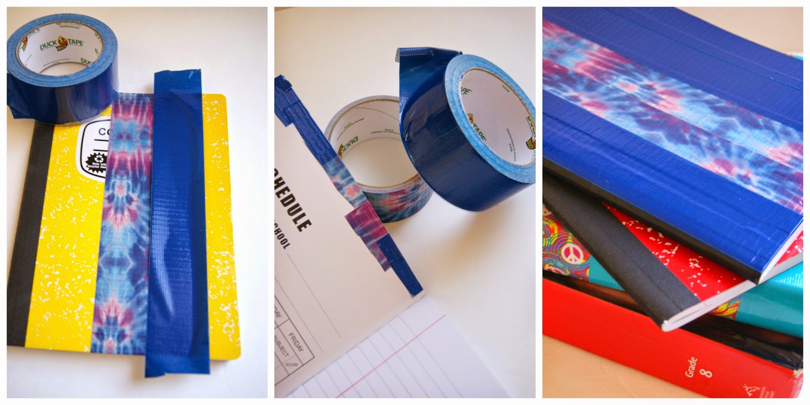 michelle paige blogs: Book Covers with Duck Tape and Washi Tape