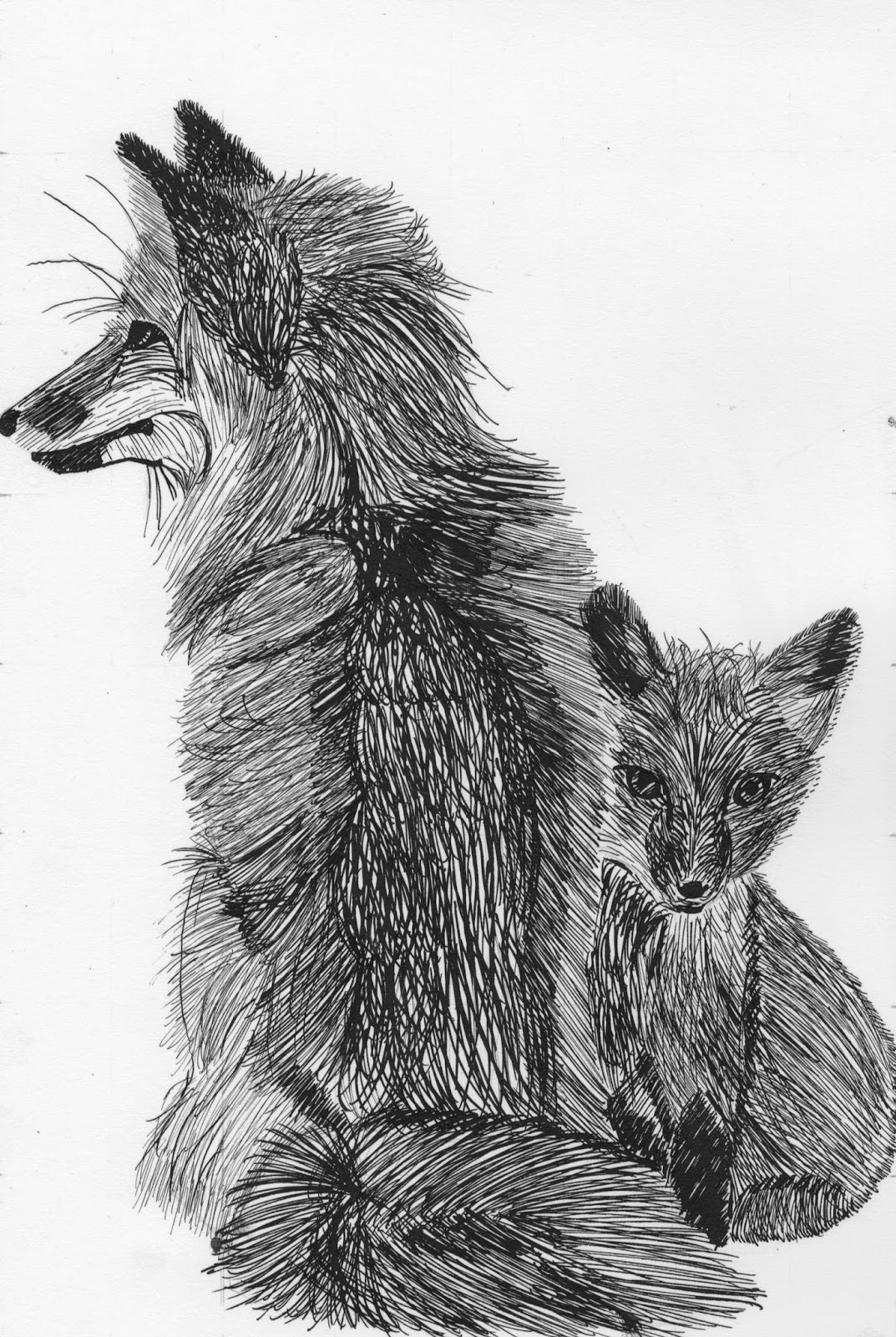 Gretchen Burns: Drawing with Ink Topics Class