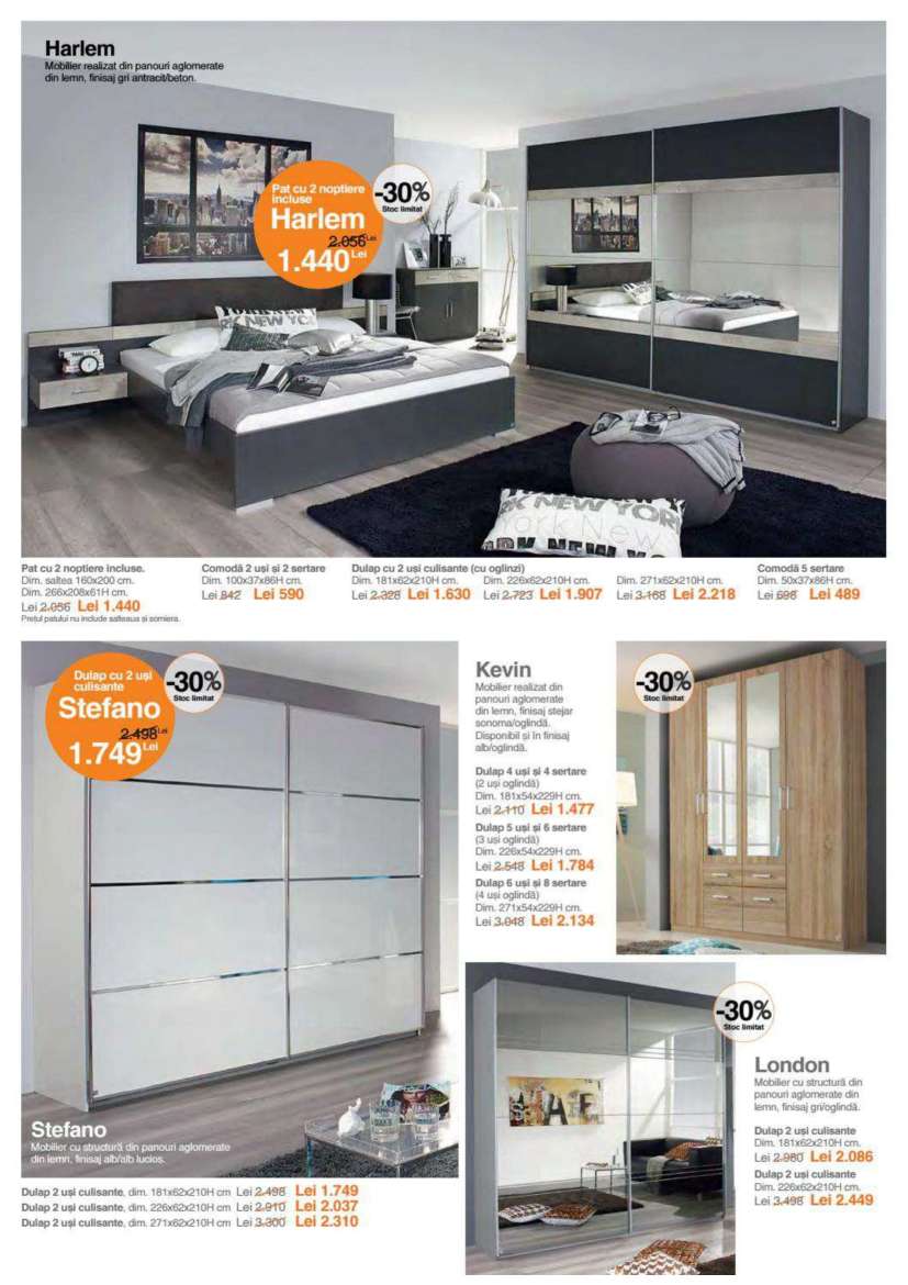 CATALOG MOBEXPERT Noiembrie 2018. Borosura cu Oferte si reduceri Mobexpert.