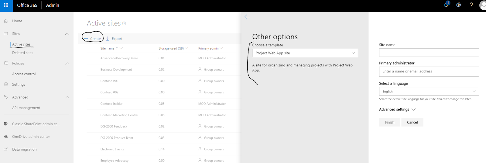 Project Server & Online Behind The Scene: New SharePoint Central Admin ...