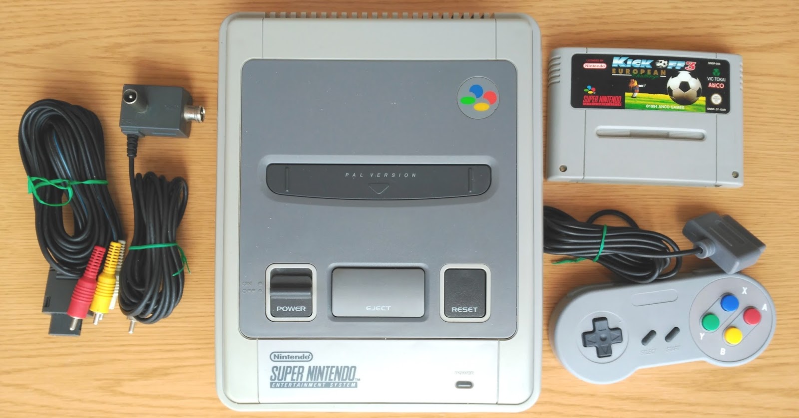Retro Ordenadores Orty: Consola Super Nintendo (1994). Prueba de ...