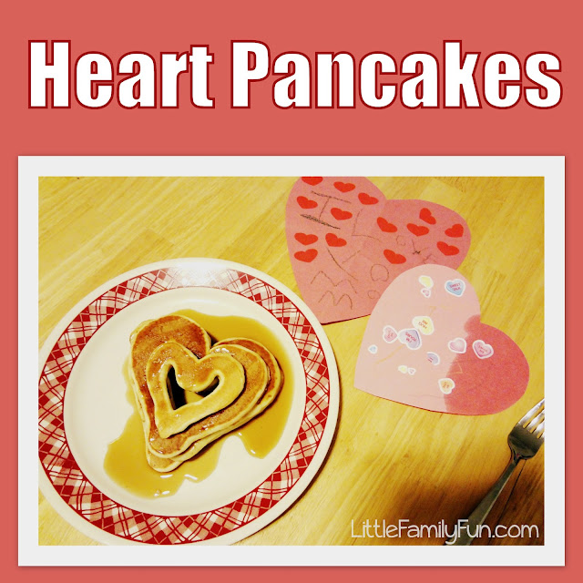 Little Family Fun: Valentine Pancake Surprise!