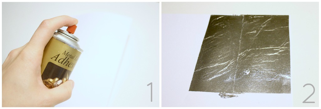 silver leaf art - tutorial - Crazy Wonderful