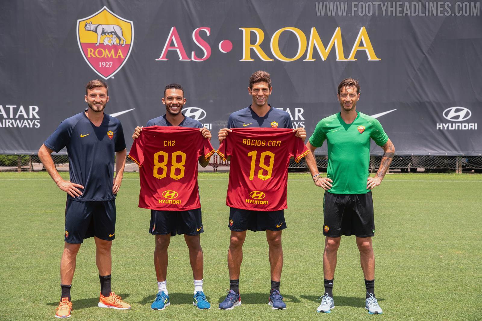 All-New AS Roma 2020 Branding Revealed - Footy Headlines