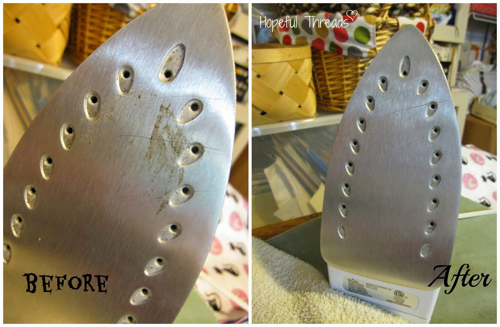 Hopeful Threads: Sewing Essential - Iron-Off Hot Iron Cleaner