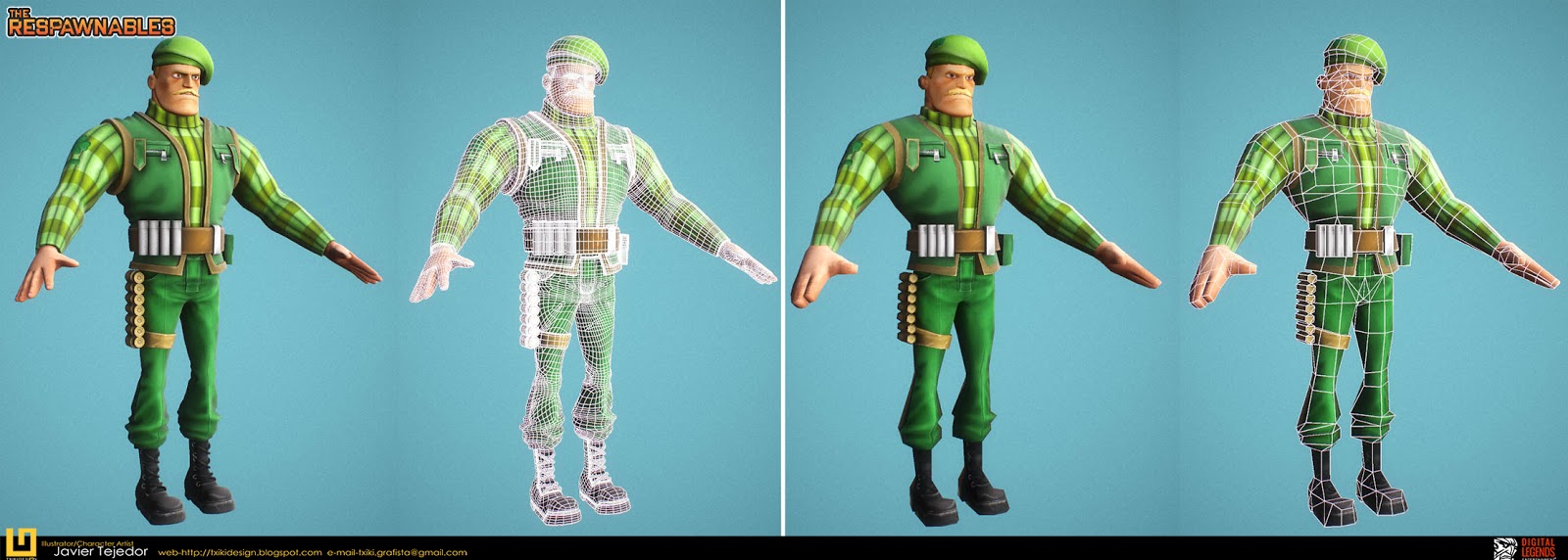 TXIKIDESIGN: The Respawnables Characters