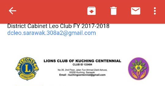 Club experiences: Lions Club - Letterhead - A revisit